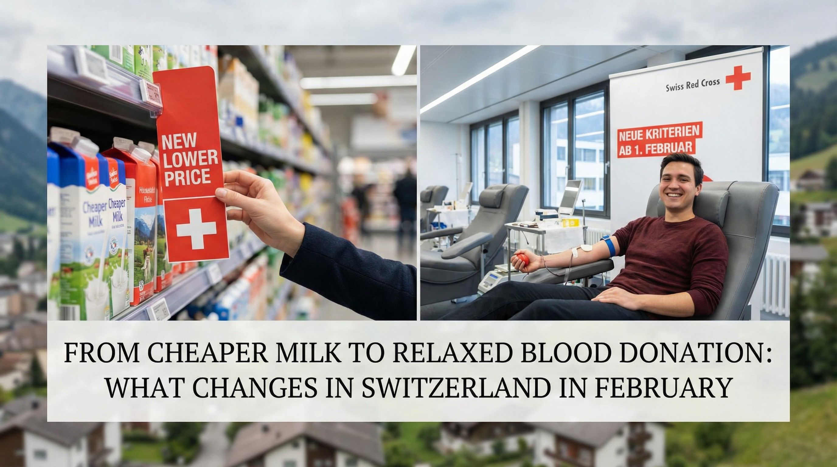 From Cheaper Milk to Relaxed Blood Donation: What Changes in ...