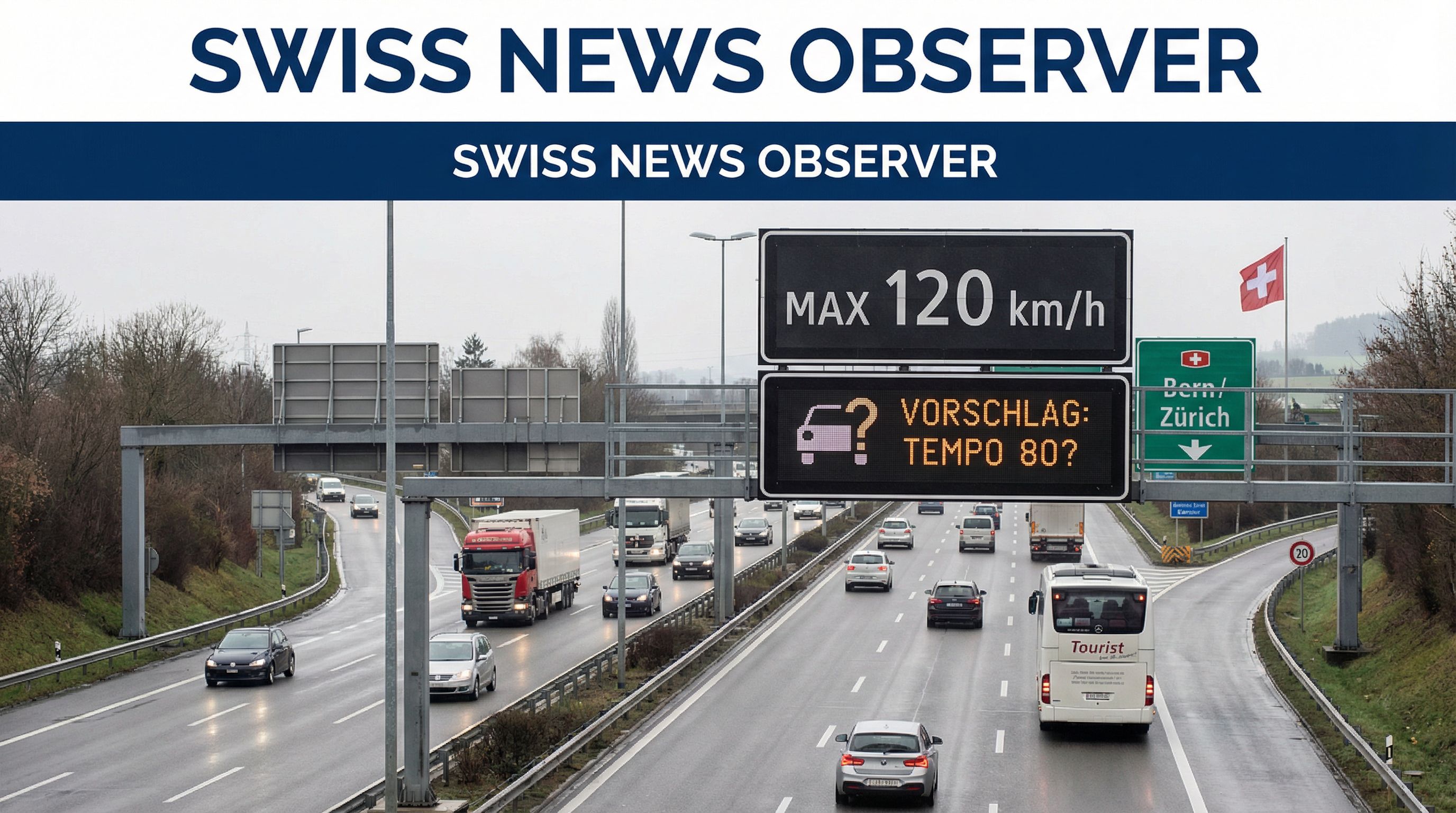 Switzerland Considers Reducing Motorway Speed Limits
