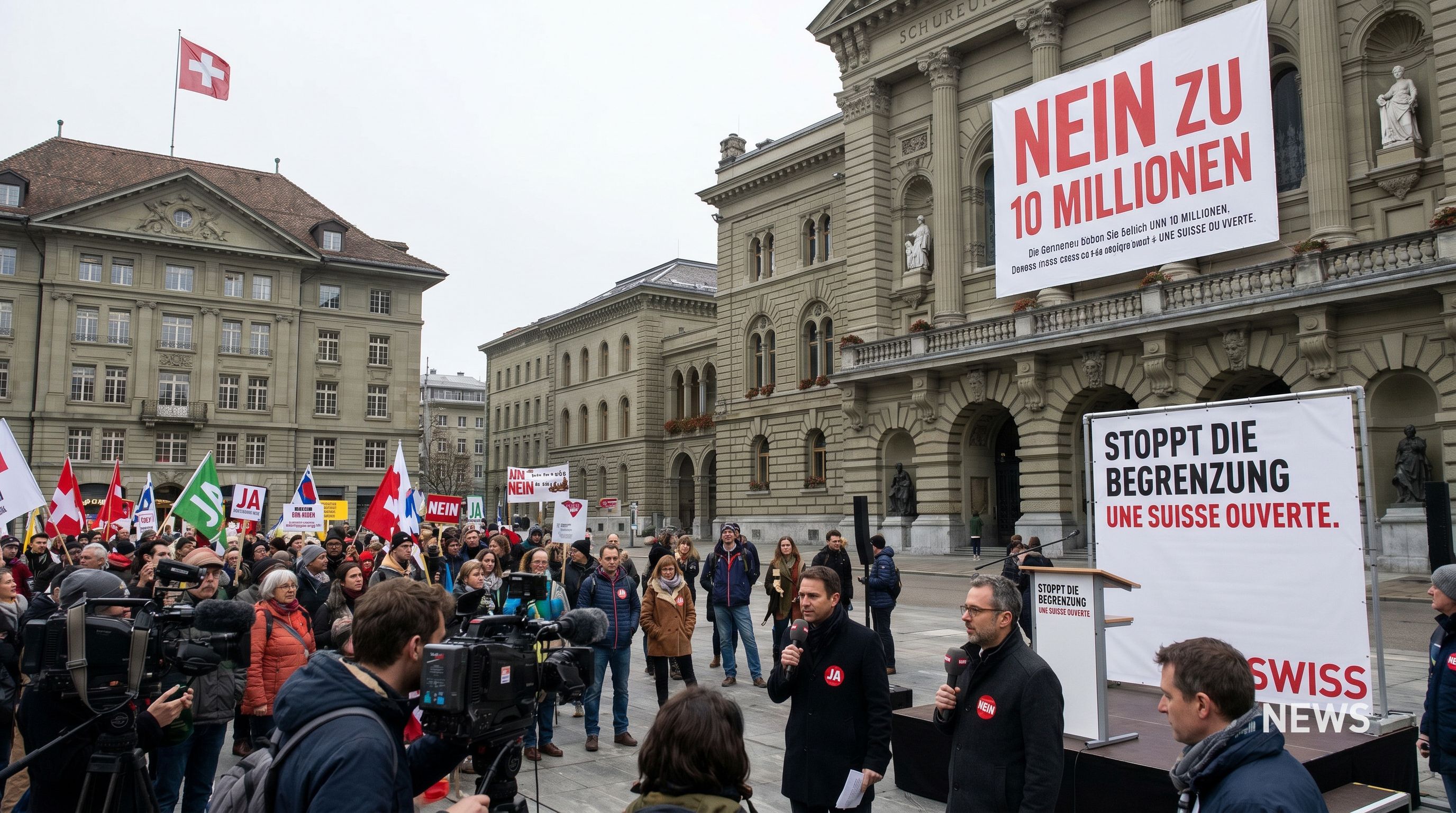 'No to 10 Million': Switzerland Divided Ahead of Contentious ...