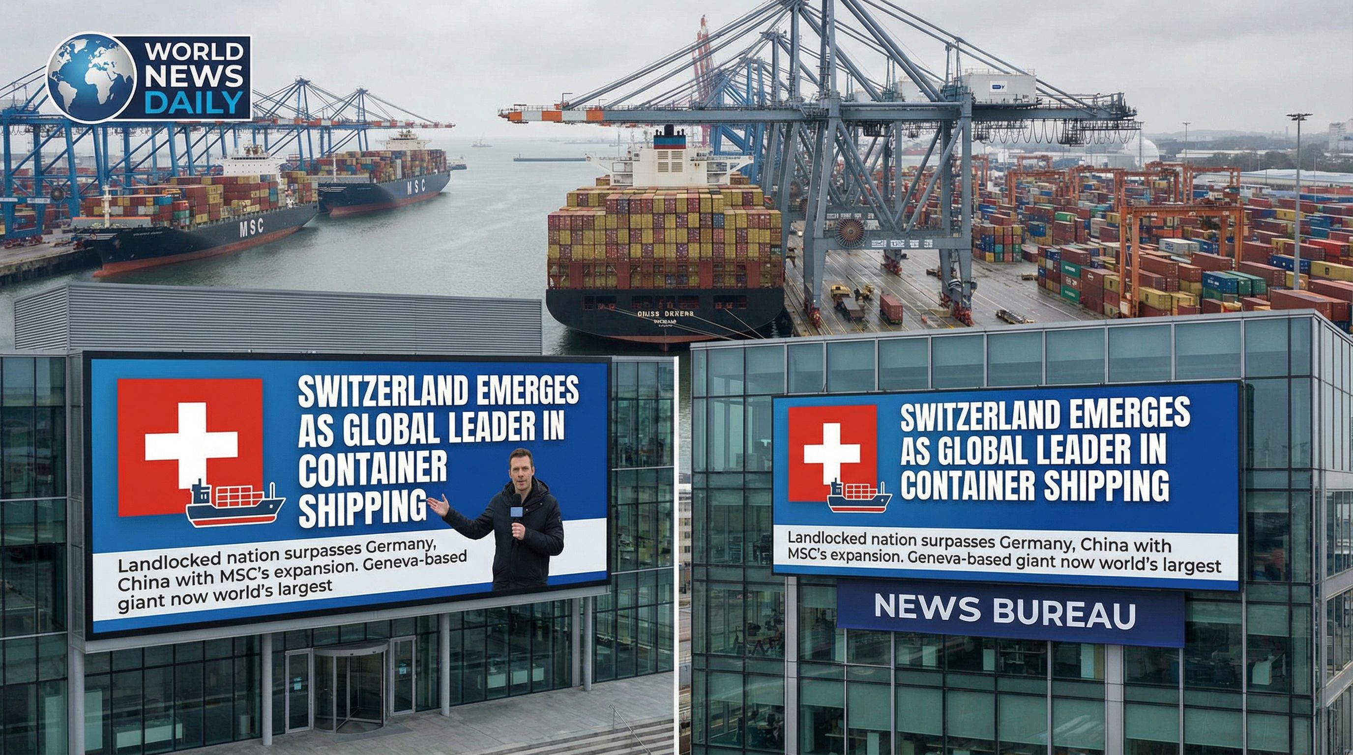 Switzerland Emerges as Global Leader in Container Shipping
