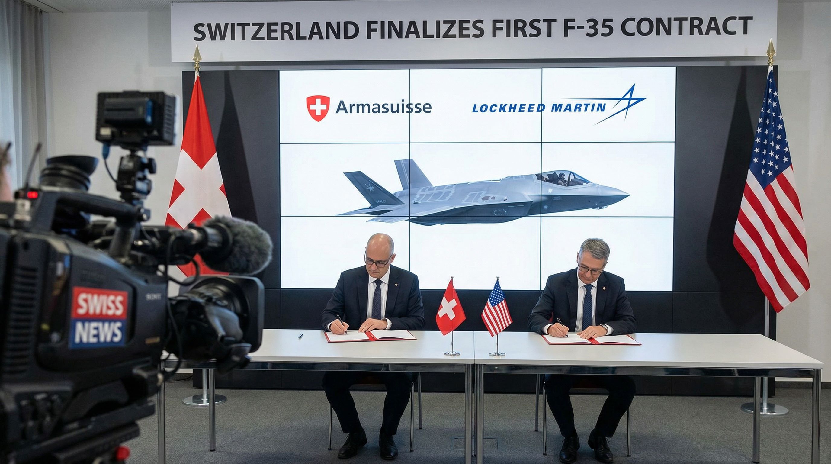 Switzerland Finalizes First Contract for New F-35 Fighter Jets