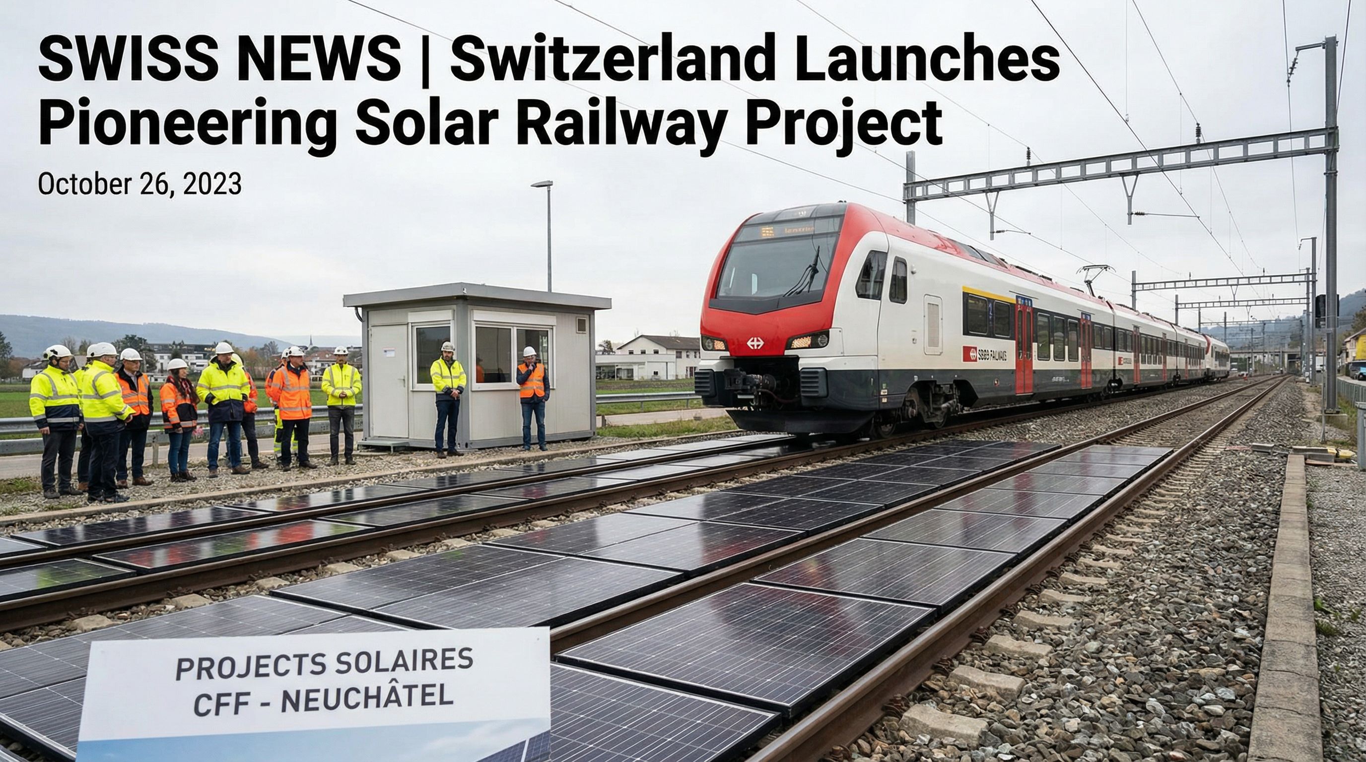 Switzerland Launches Pioneering Solar Railway Project