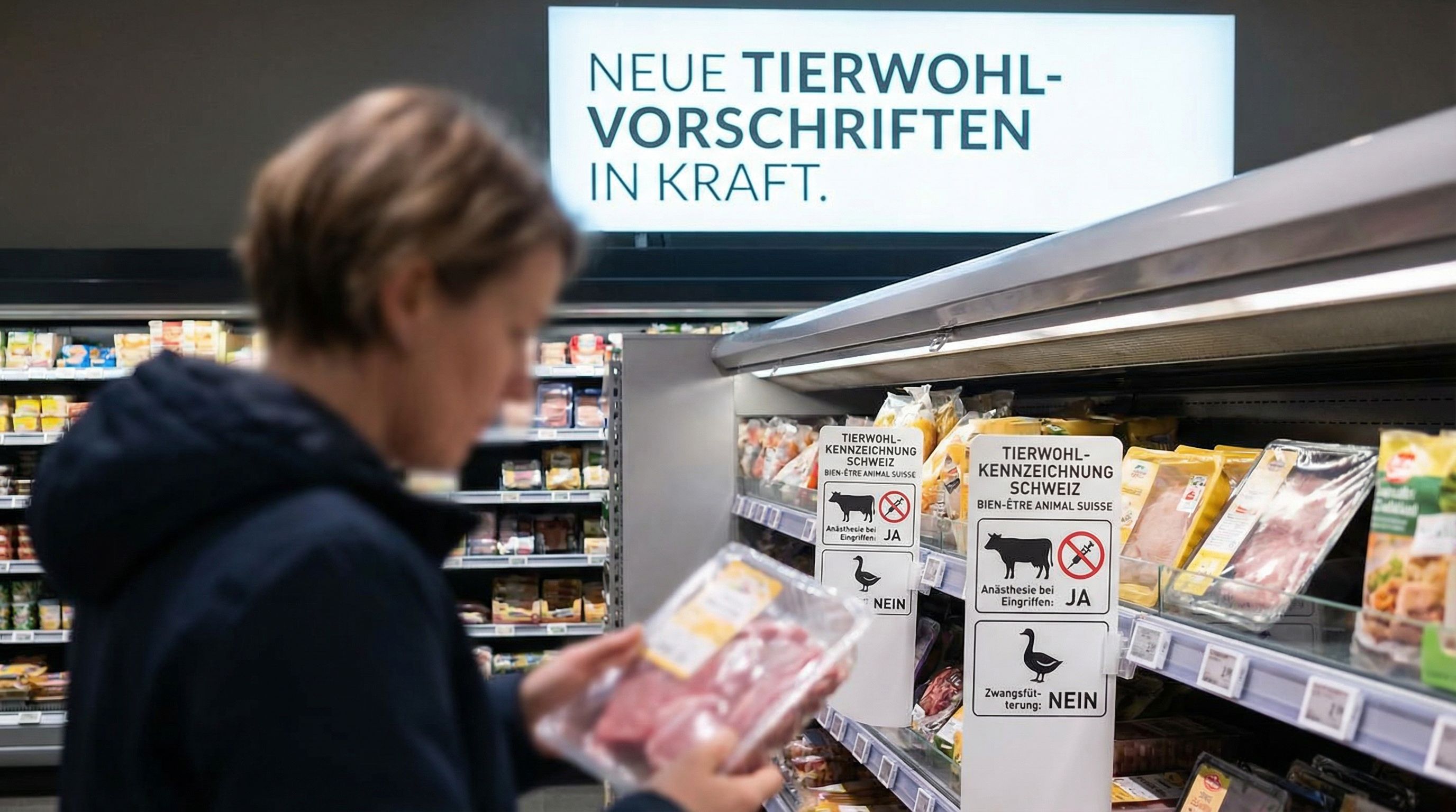 Switzerland Mandates Animal Welfare Labels on Food Products