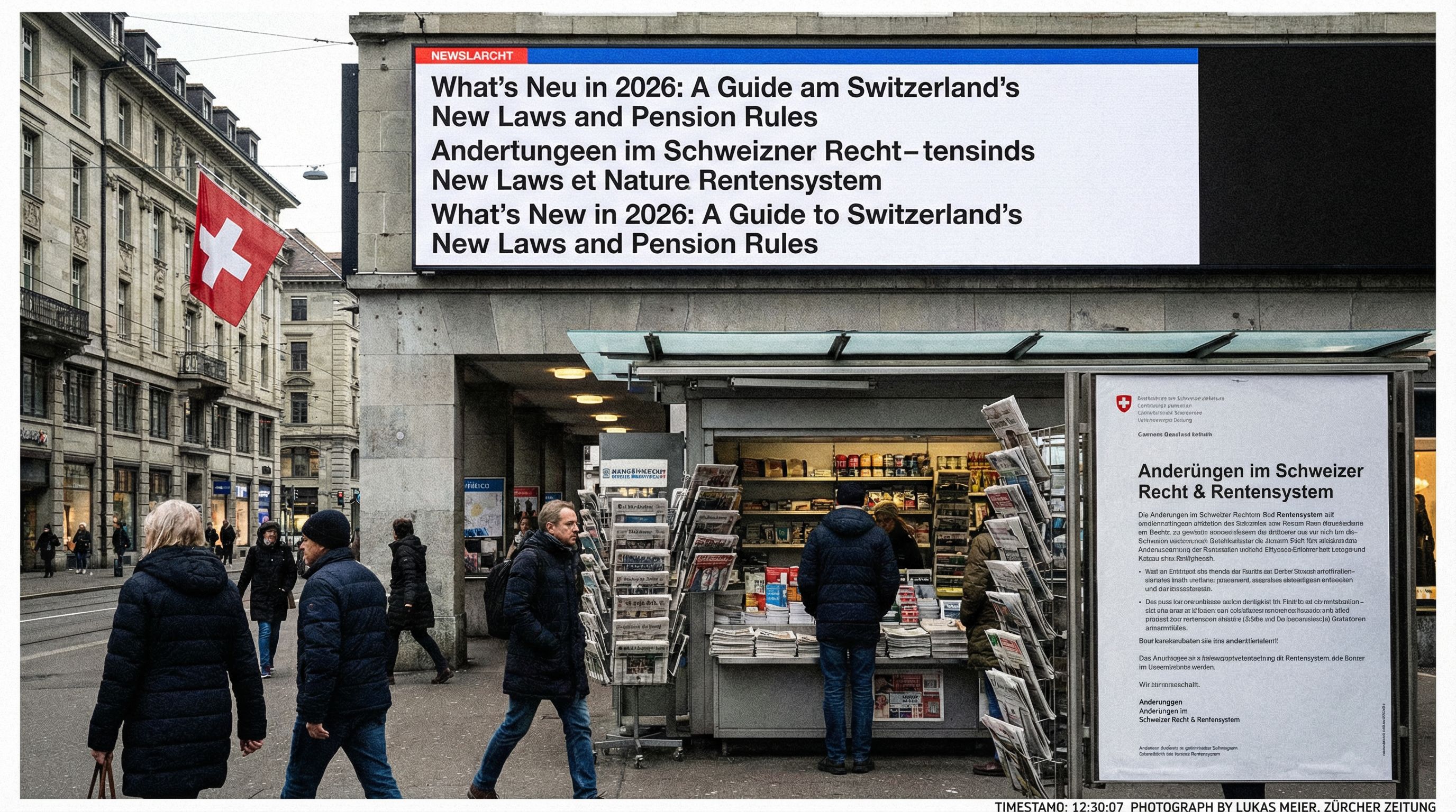 What's New in 2026: A Guide to Switzerland's New Laws and Pension Rules