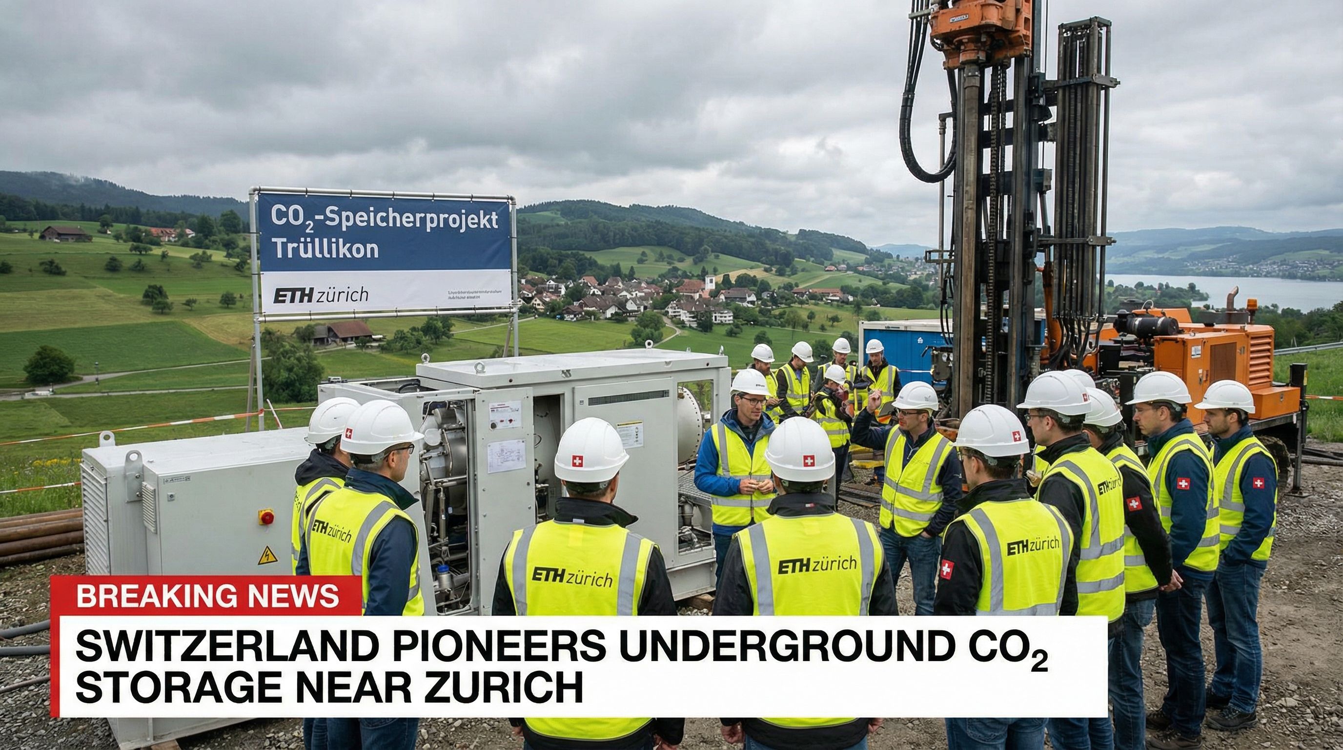 Switzerland Pioneers Underground CO₂ Storage Project Near Zurich