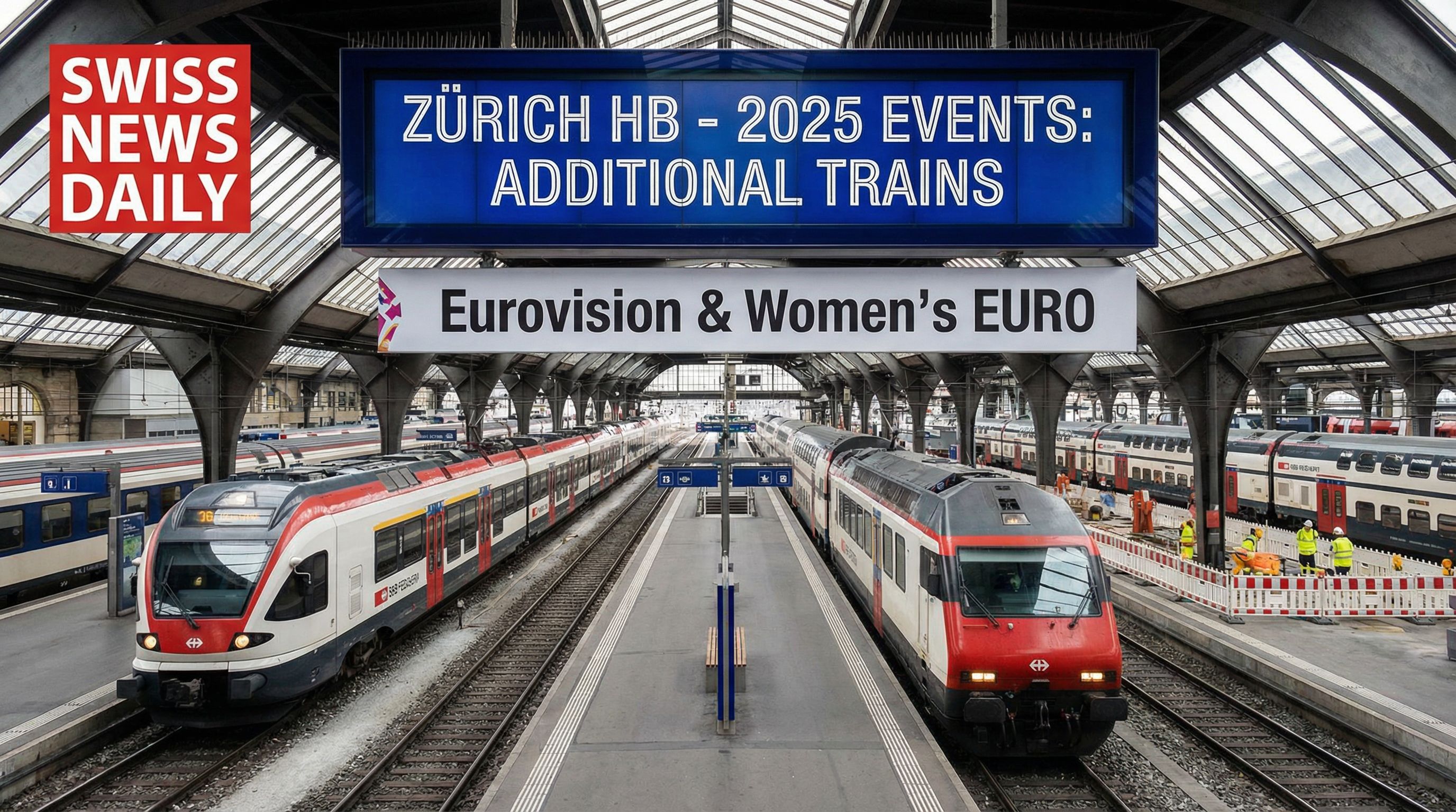 Switzerland Prepares Massive Transport Infrastructure for 2025 Events