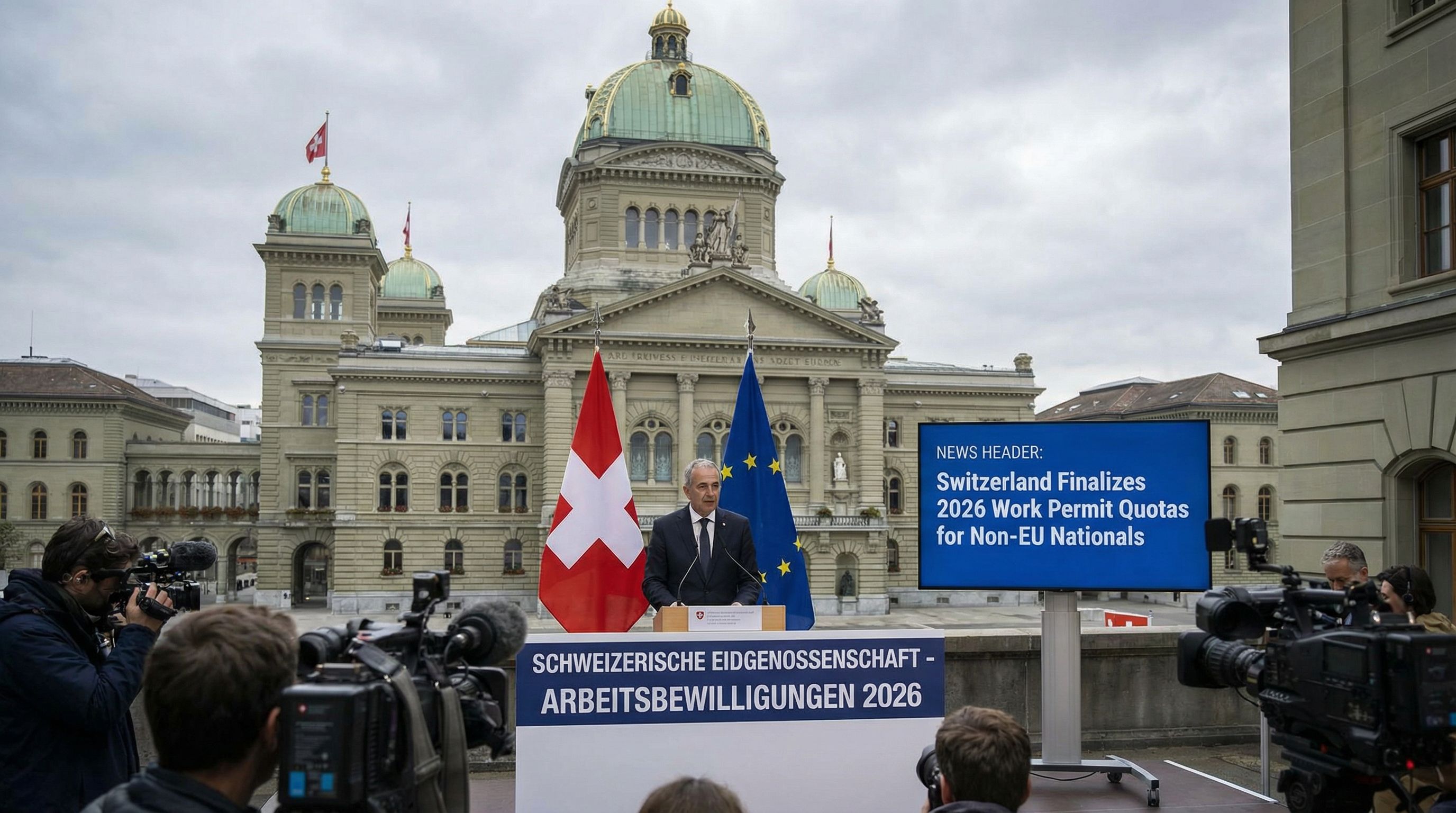 Switzerland Finalizes 2026 Work Permit Quotas for Non-EU Nationals