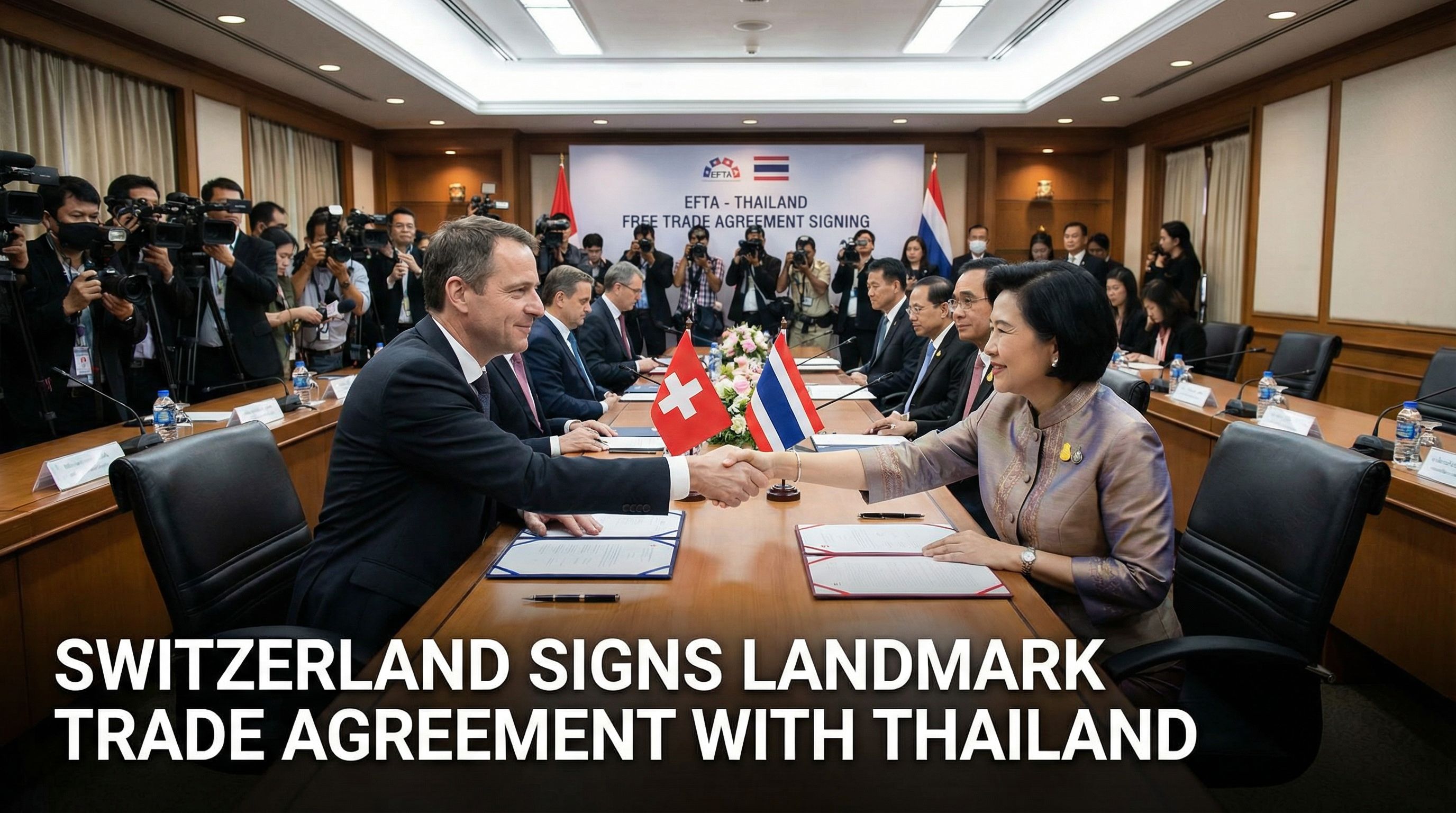 Switzerland Signs Landmark Trade Agreement with Thailand