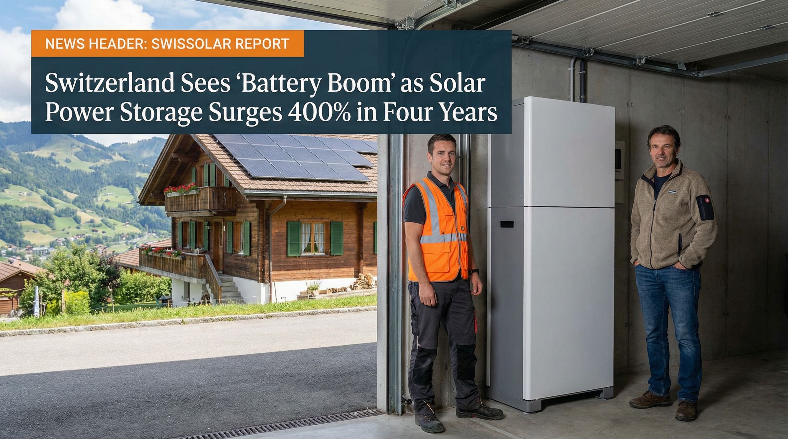 Switzerland Sees 'Battery Boom' as Solar Power Storage Surges 400% in ...