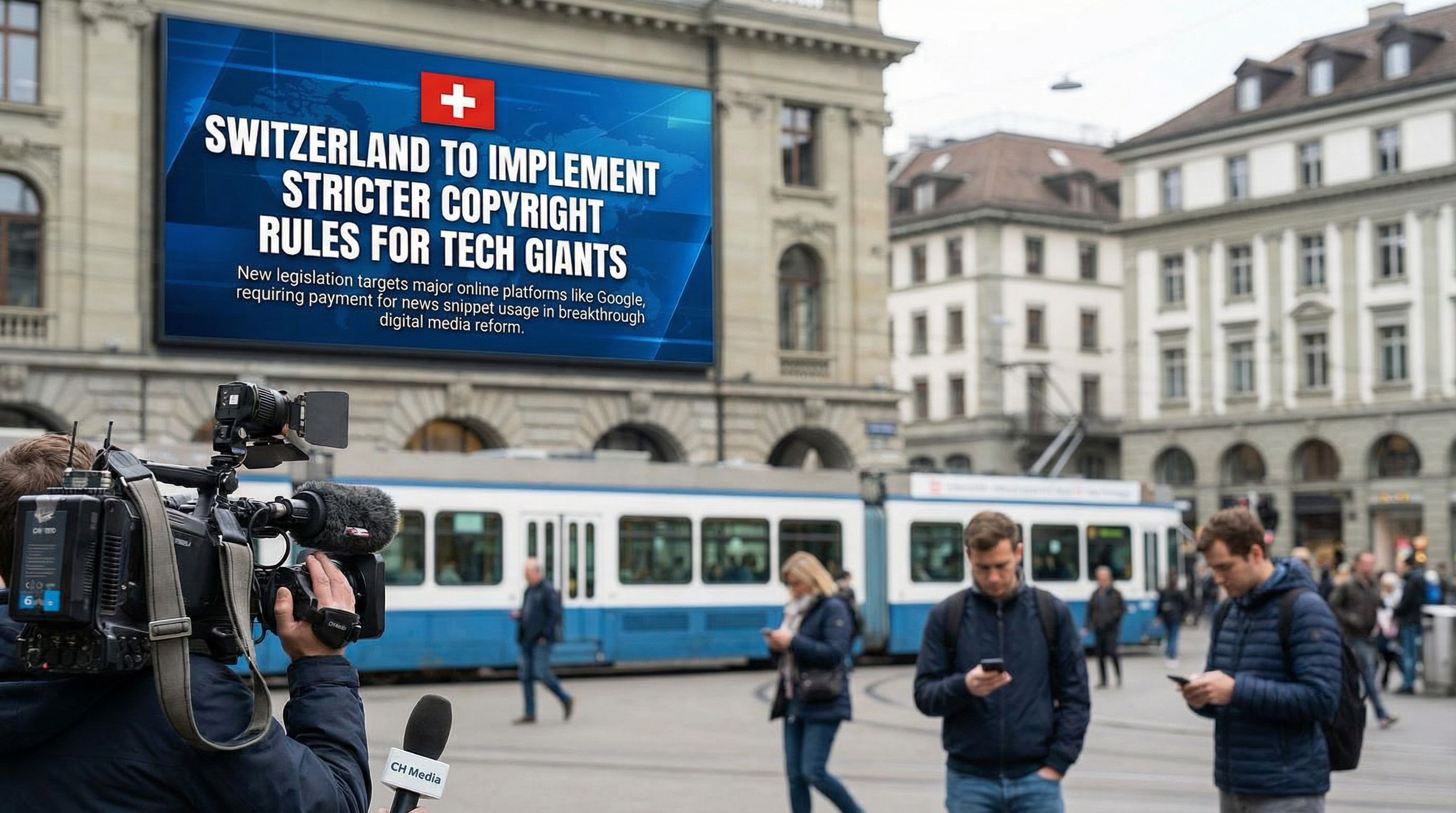 Switzerland to Implement Stricter Copyright Rules for Tech Giants