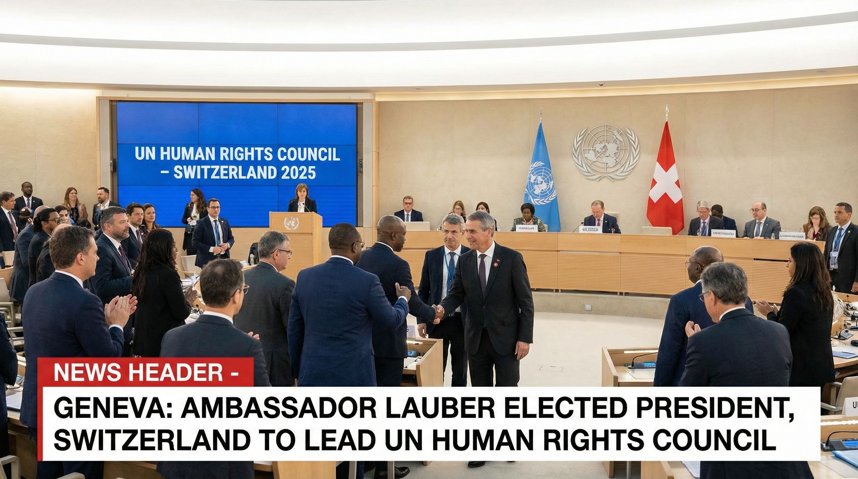 Switzerland to Preside Over UN Human Rights Council in 2025