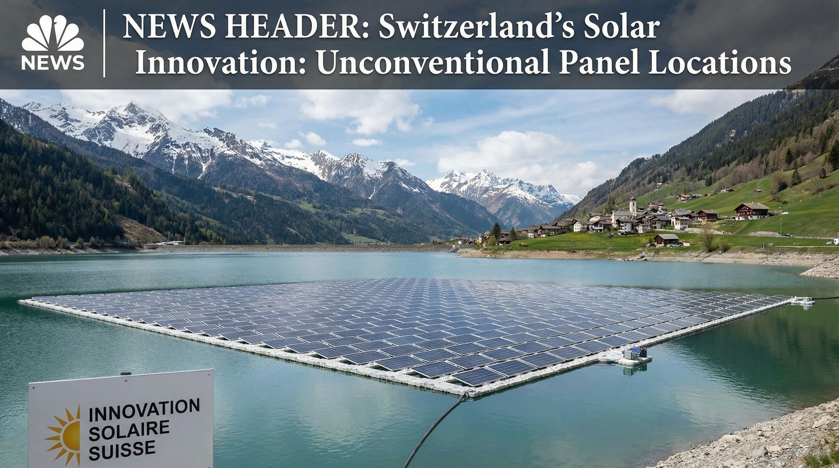 Switzerland's Solar Innovation: Unconventional Panel Locations