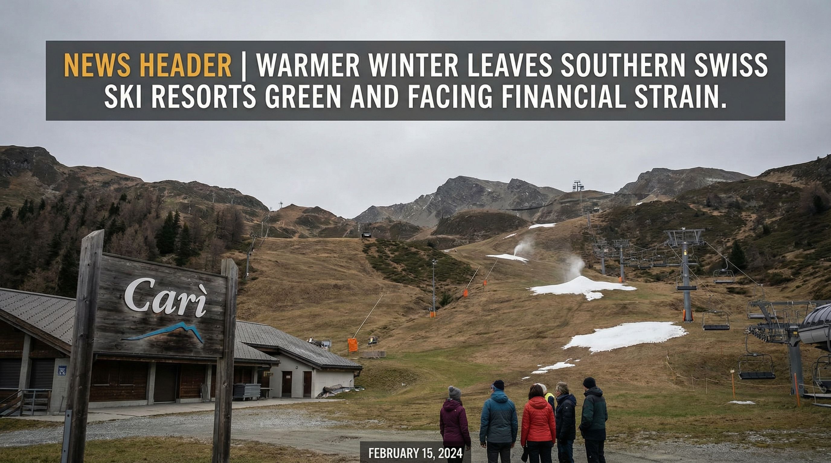 Warmer Winter Leaves Southern Swiss Ski Resorts Green and Facing ...