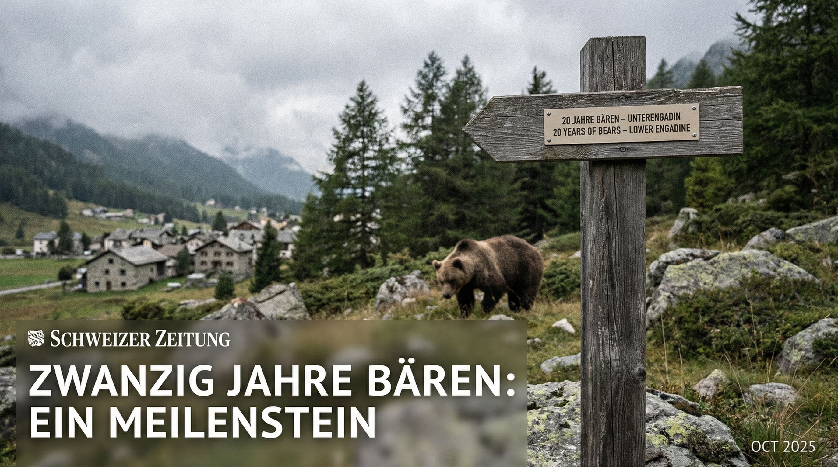 Twenty Years of Bears in Switzerland: A Conservation Milestone