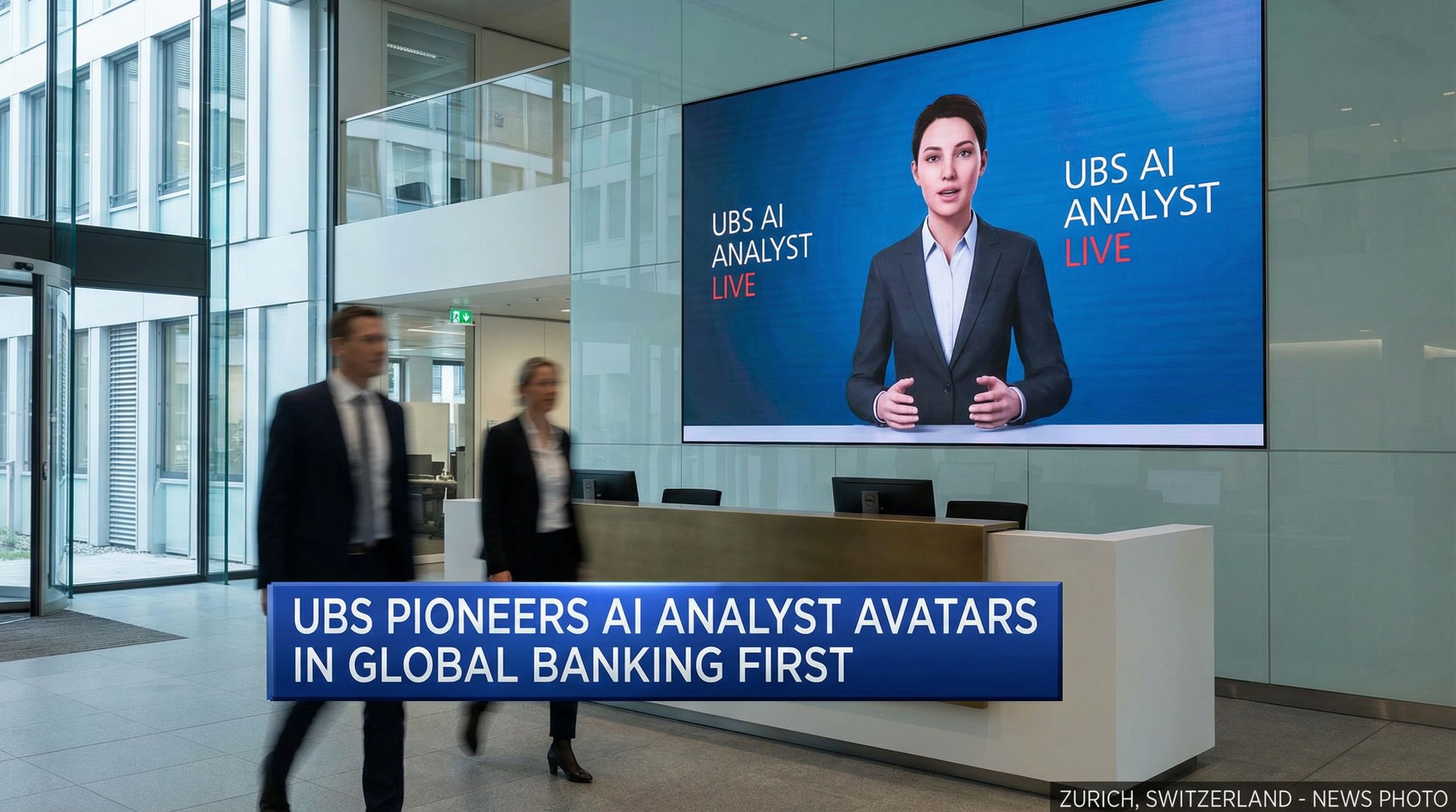 UBS Pioneers AI Analyst Avatars in Global Banking First