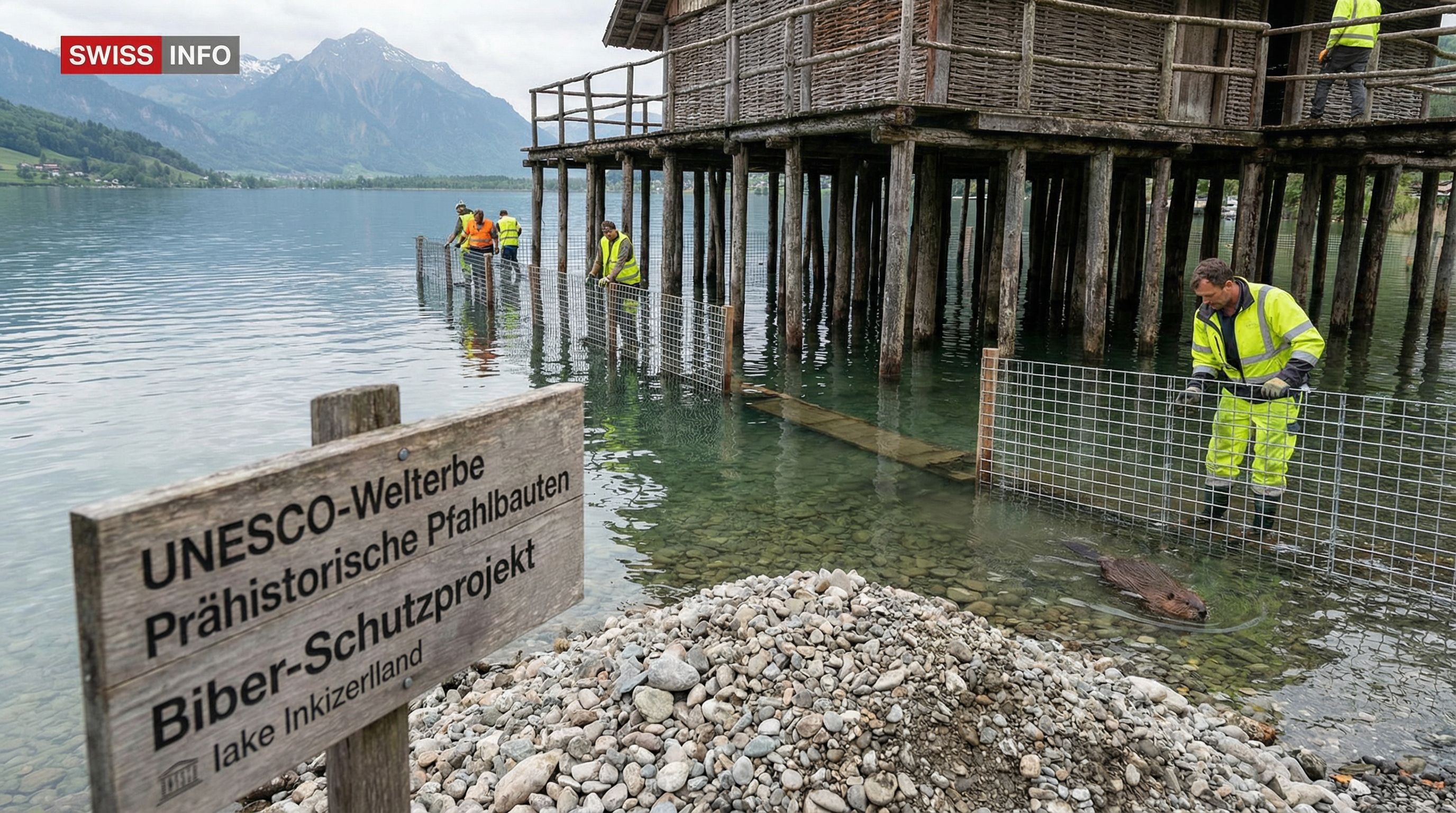 Swiss Authorities Install Protective Grids to Save UNESCO Pile ...