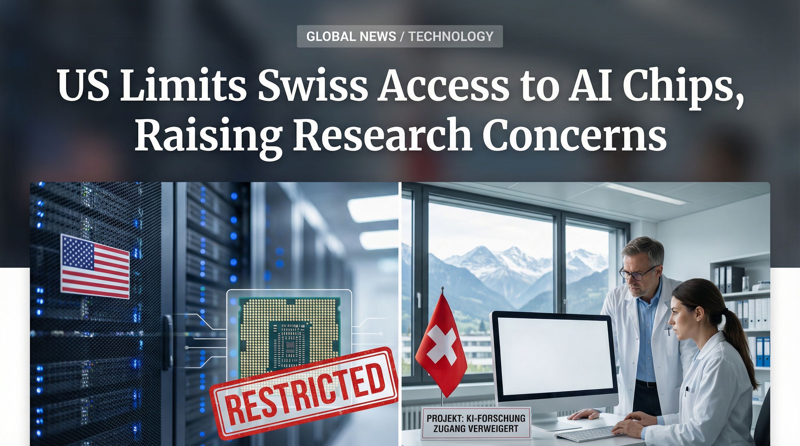 US Limits Swiss Access to AI Chips, Raising Research Concerns