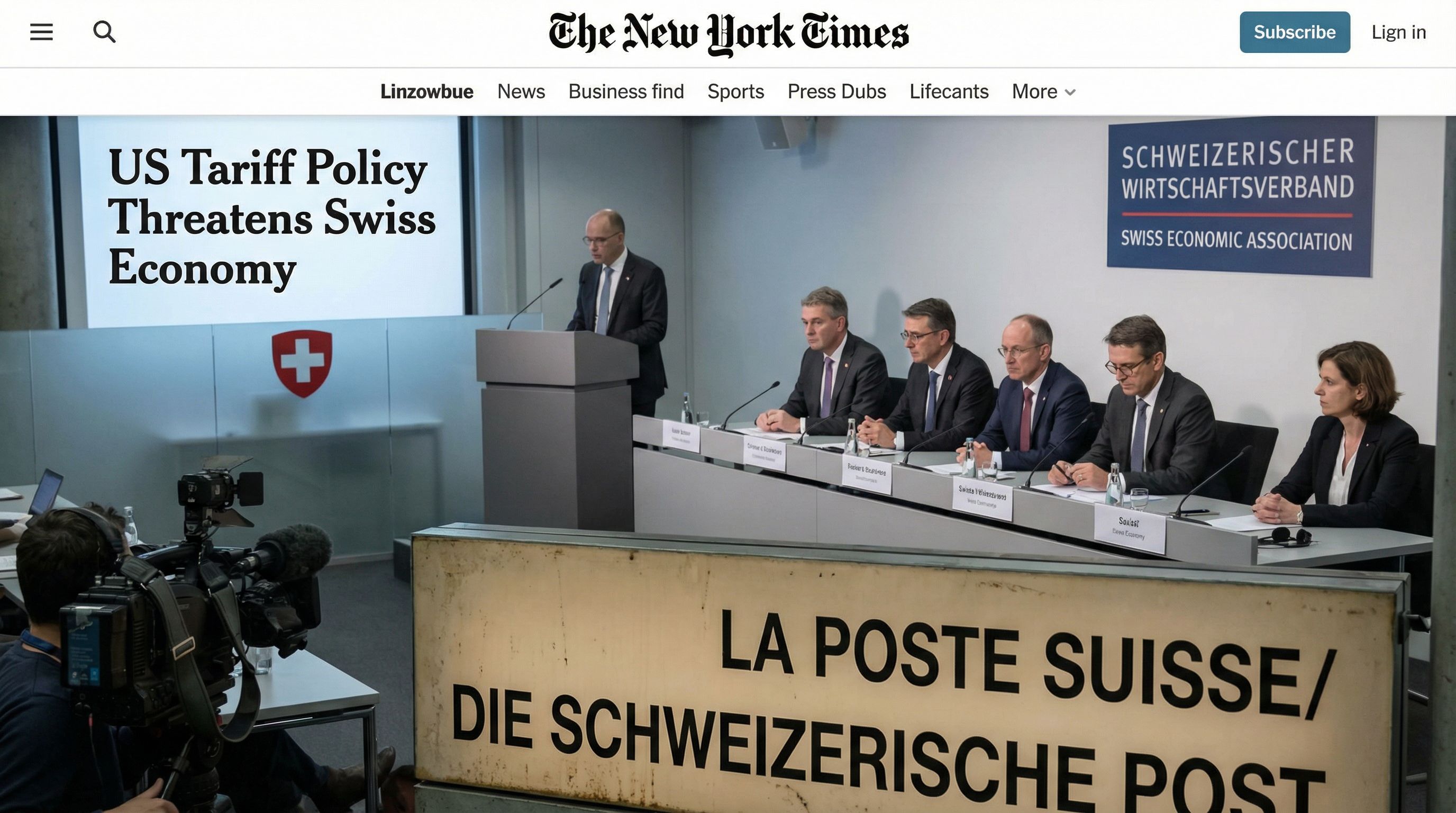 US Tariff Policy Threatens Swiss Economy