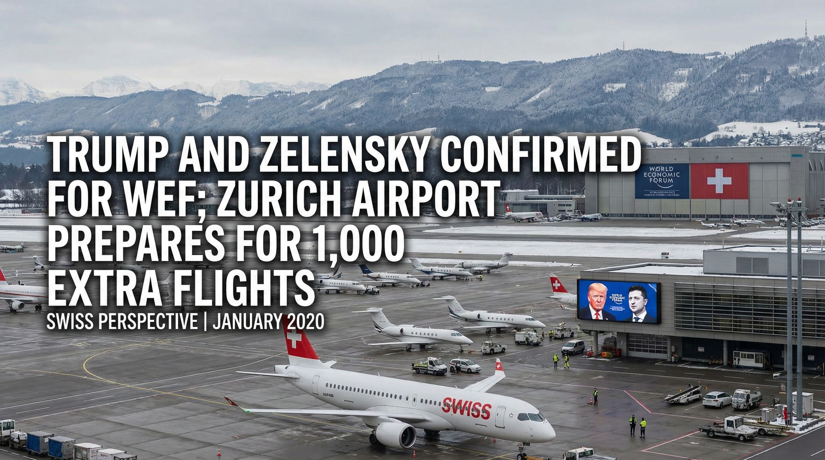 Trump and Zelensky Confirmed for WEF; Zurich Airport Prepares for 1,000 ...