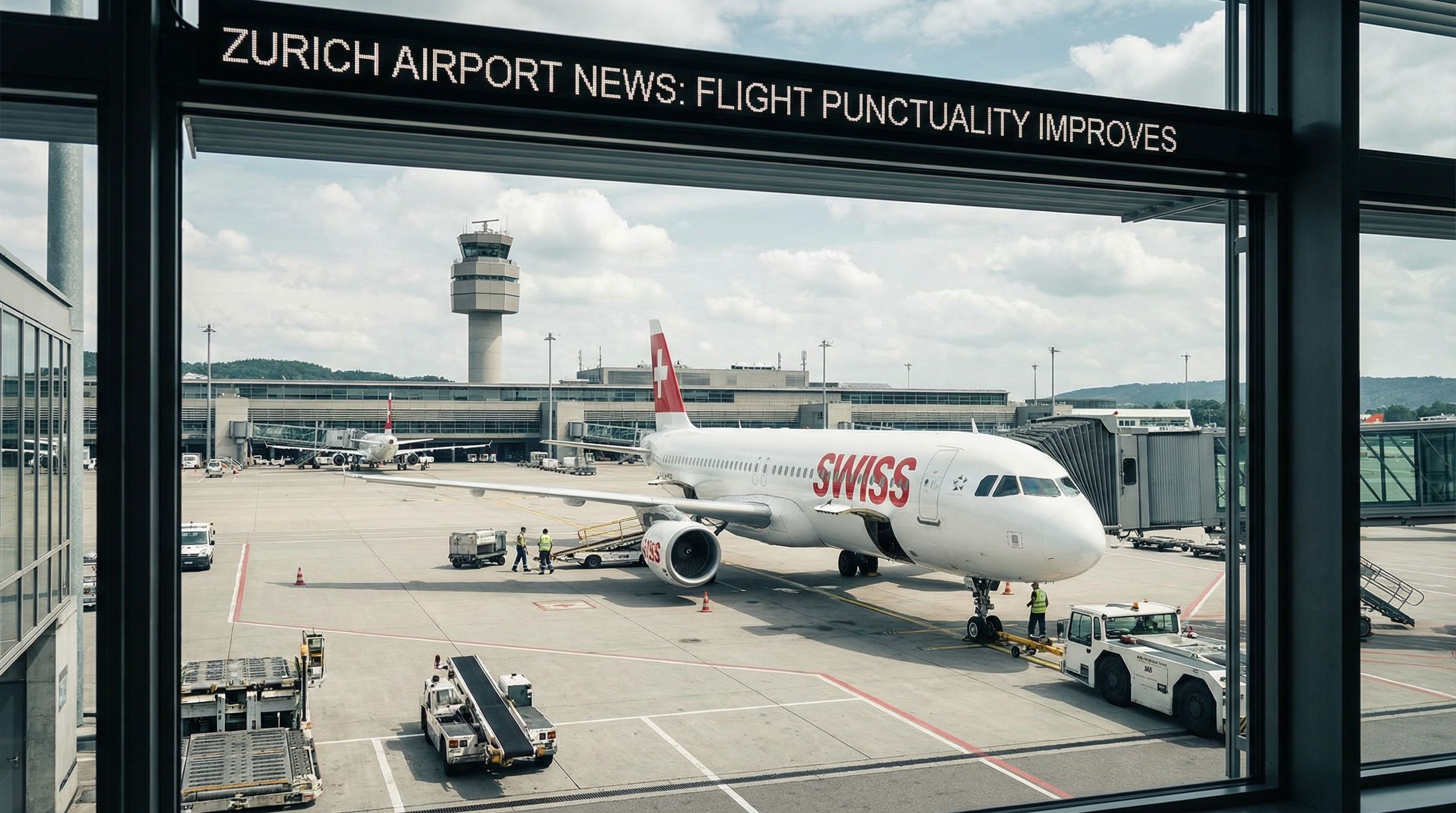 Zurich Airport reports improved punctuality over summer