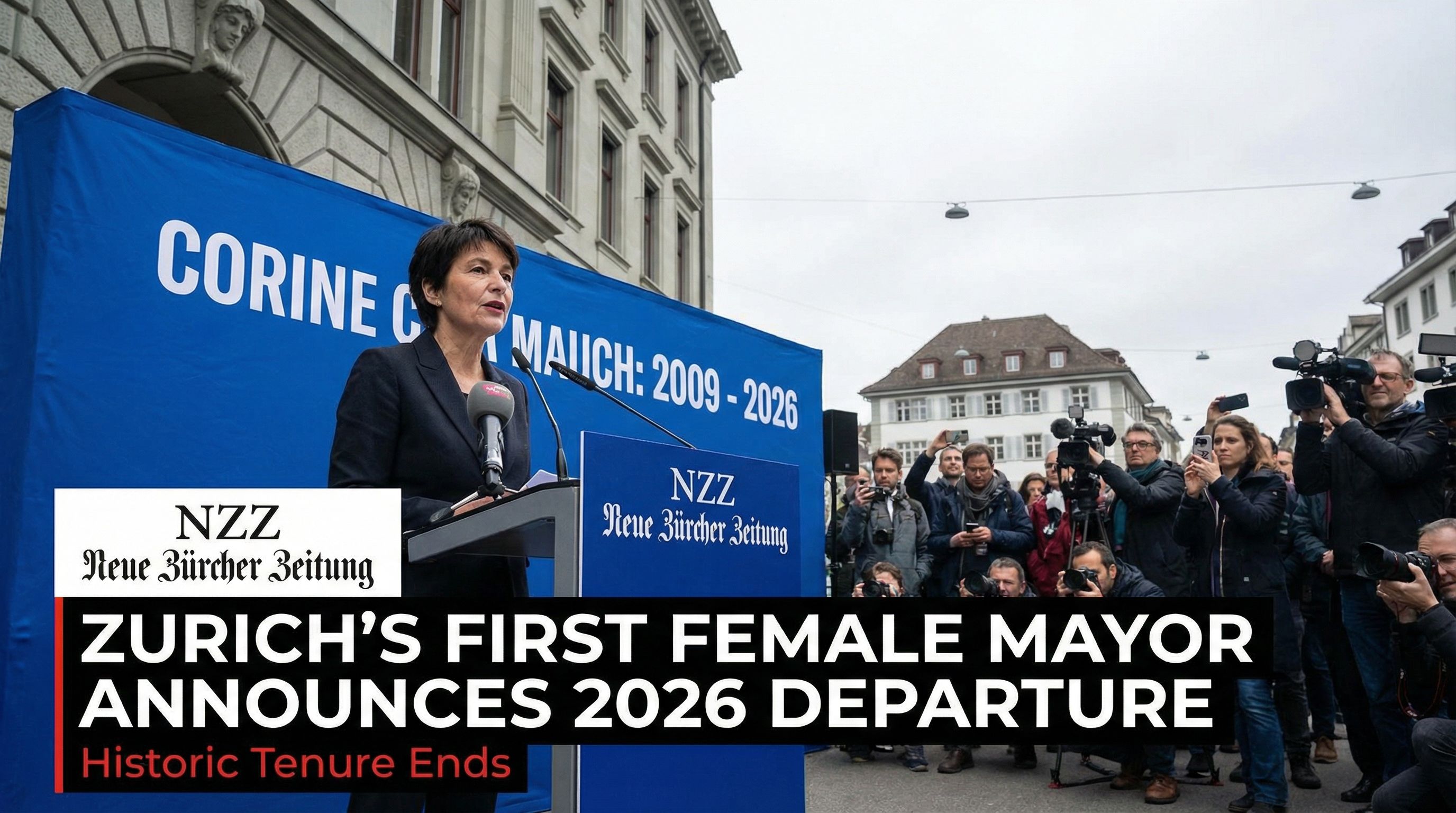 Zurich's First Female Mayor Announces 2026 Departure